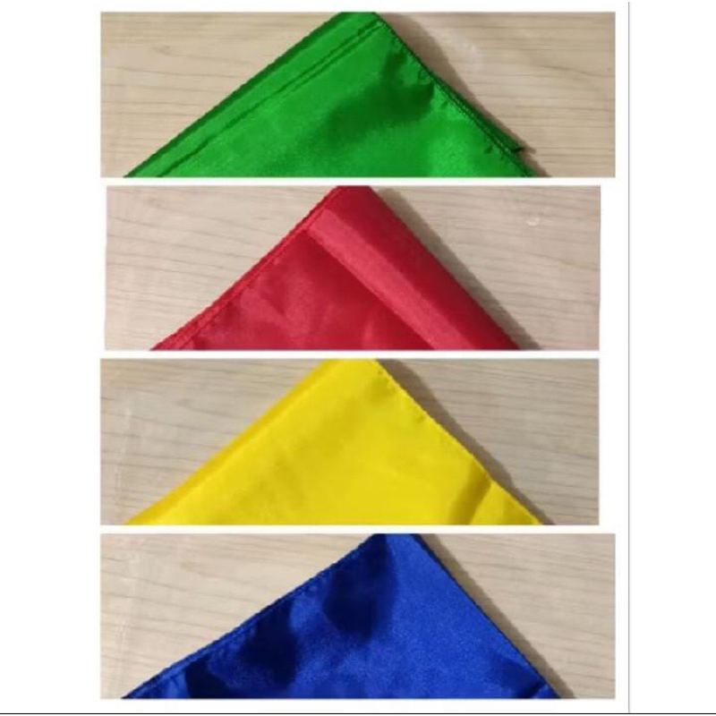 Jual SYAL POLOS SEGITIGA (130 x 50cm) / SYAL SLAYER SATIN BAGUS CERAH ...