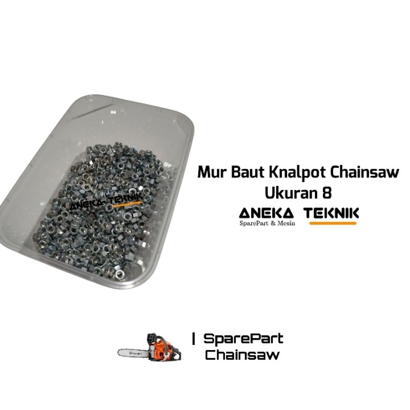 Jual Aneka Teknik Mur Baut Knalpot Chainsaw Senso Sinso Mini Ukuran 8 ...