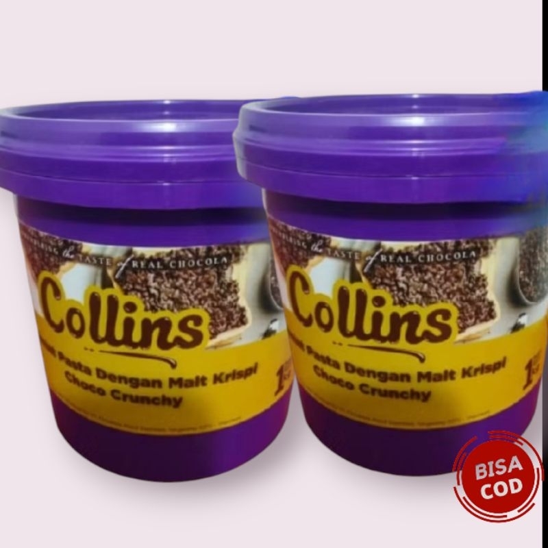 Jual Collins Real Chocolate Choco Crunchy 1 Kg | Shopee Indonesia