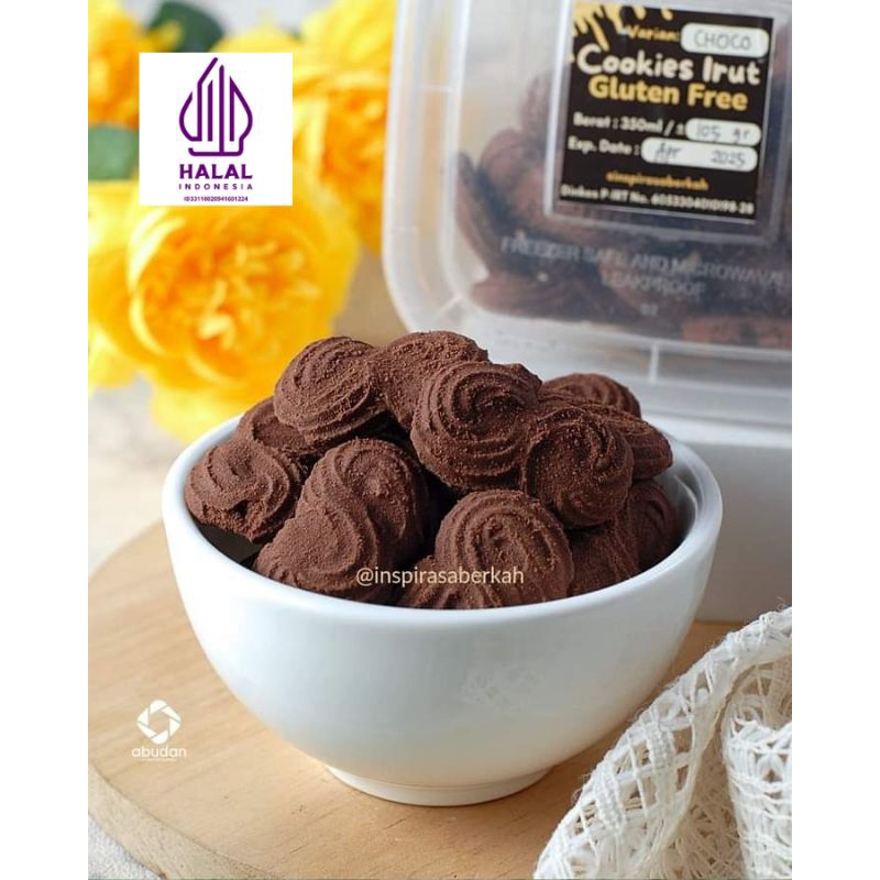 Jual Halal Indonesia Cookies Irut Coklat Gluten Free Chocolate Cokelat Snack Diet Sehat | Shopee ...