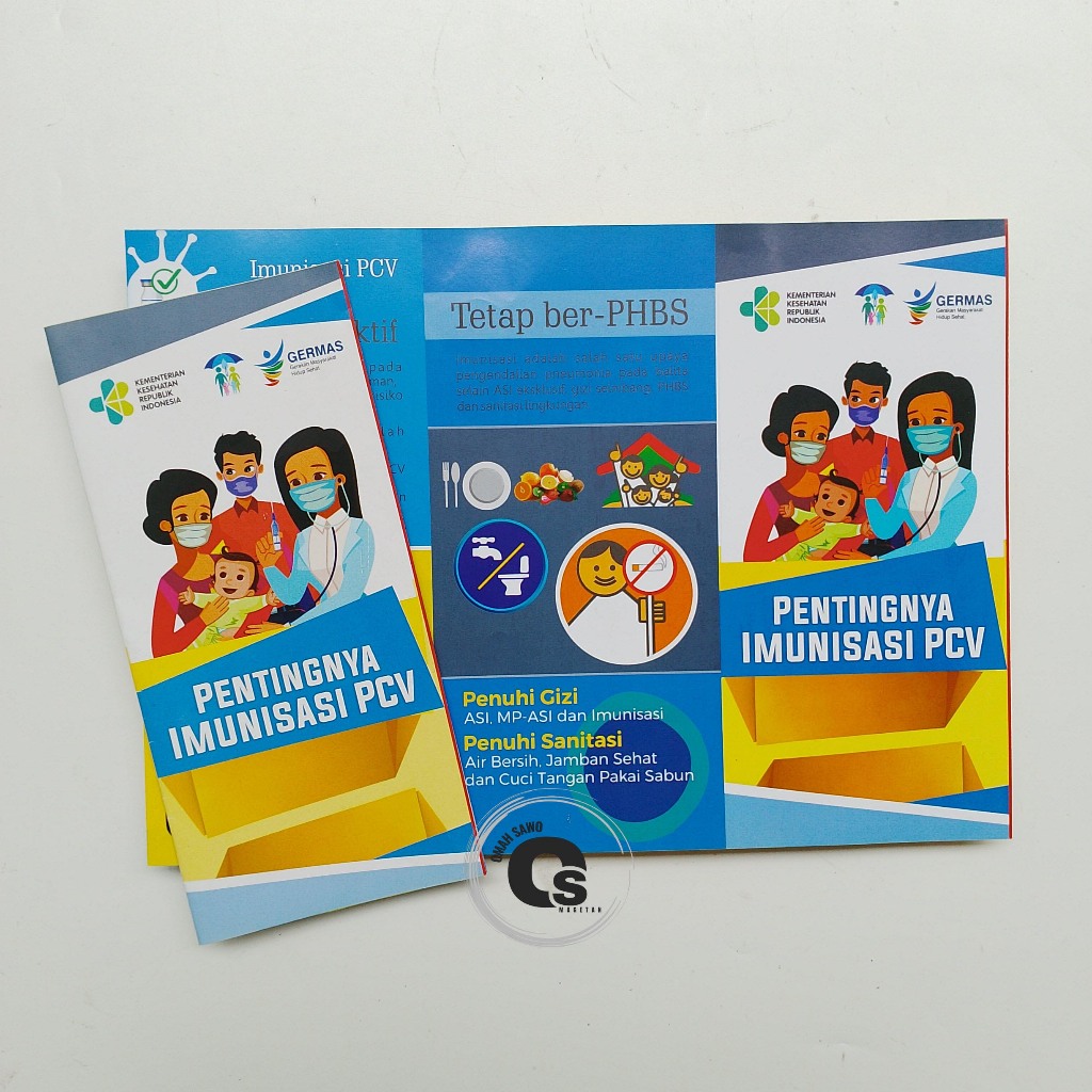 Jual Leaflet Pentingnya Imunisasi PCV - Apa Itu Vaksin PCV - Manfaat ...