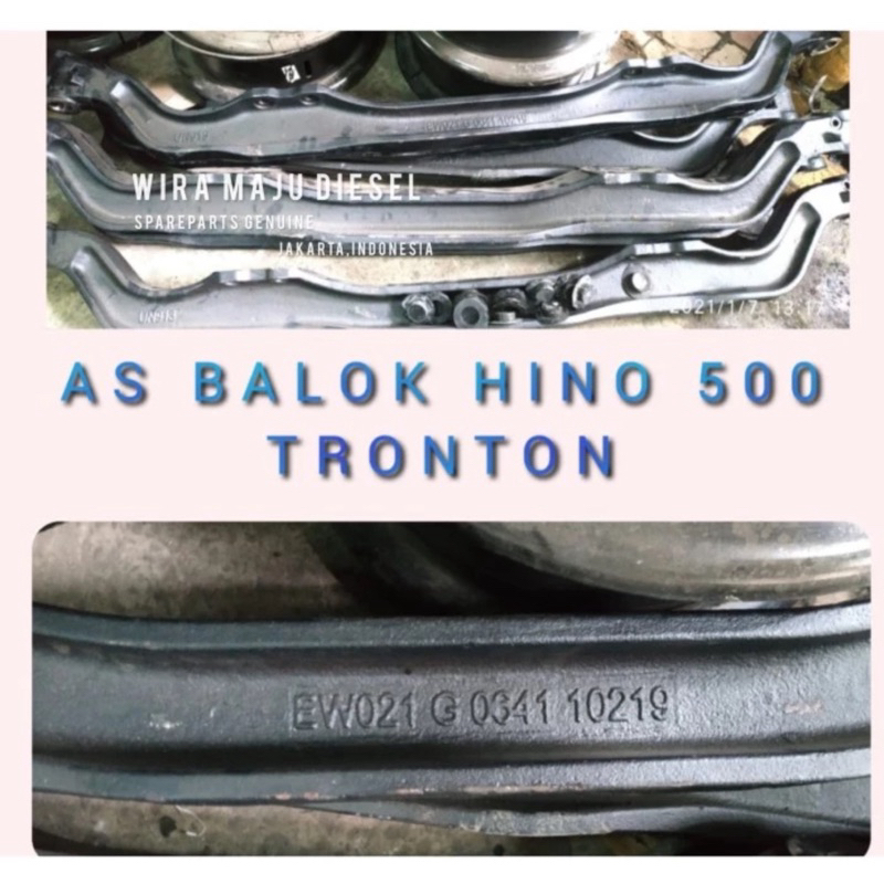 Jual FRONT BEAM ASSY AS BALOK DEPAN AS PIKUL HINO 500 FM260JD TRONTON ...