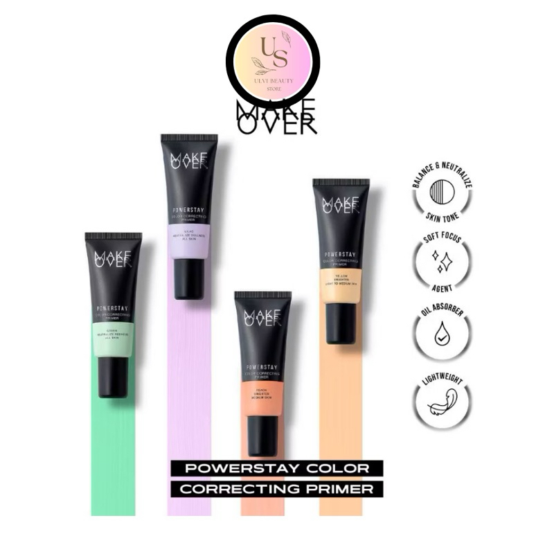 Jual MAKE OVER - Powerstay Color Corrector Primer 25ml | Shopee Indonesia