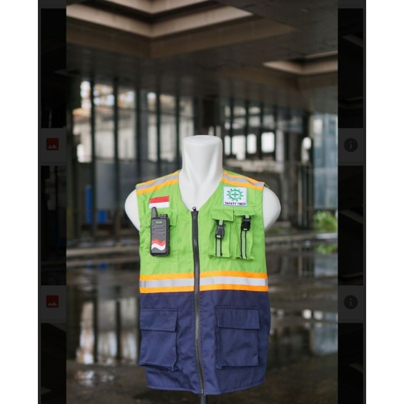 Jual rompi safety first/ rompi lapangan/ rompi proyek | Shopee Indonesia