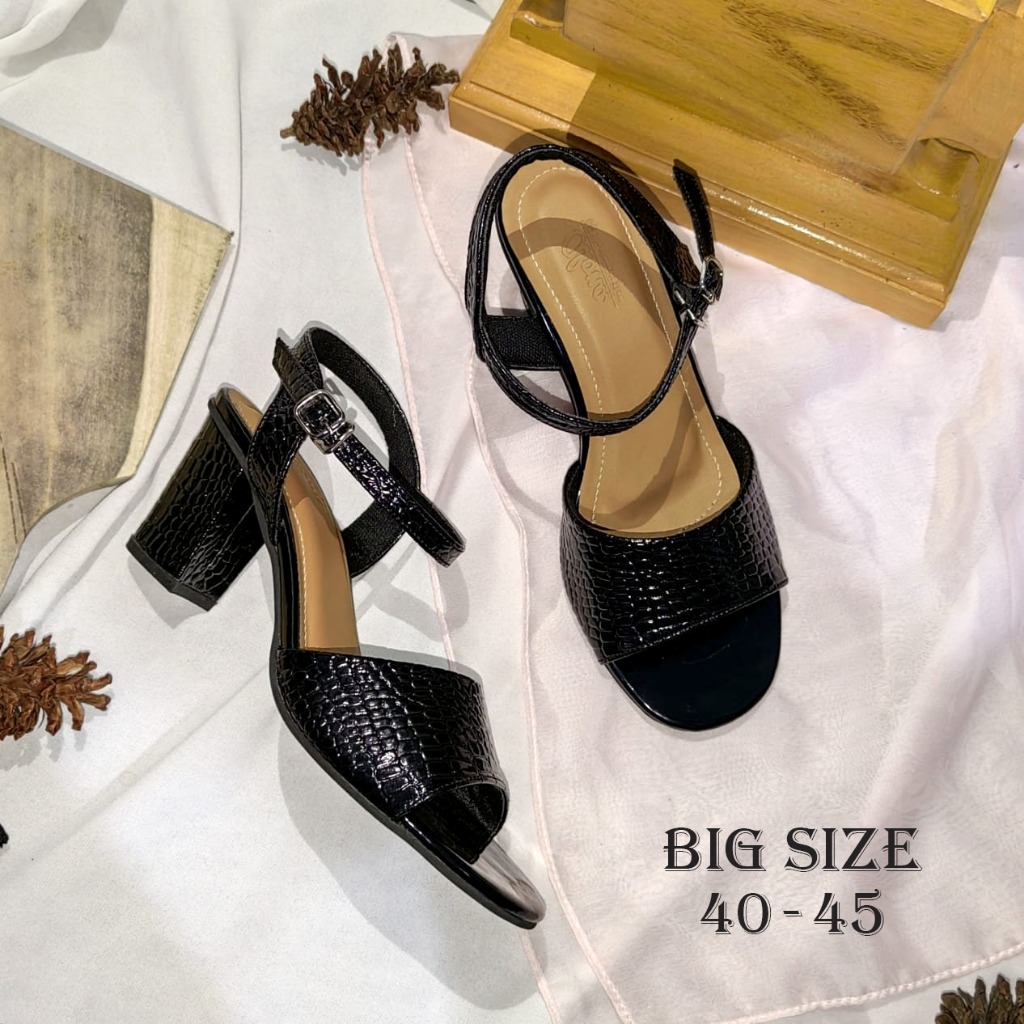 Jual Toko Flavio - Big Size 40-45 | Sepatu High Heels Croco Formal ...