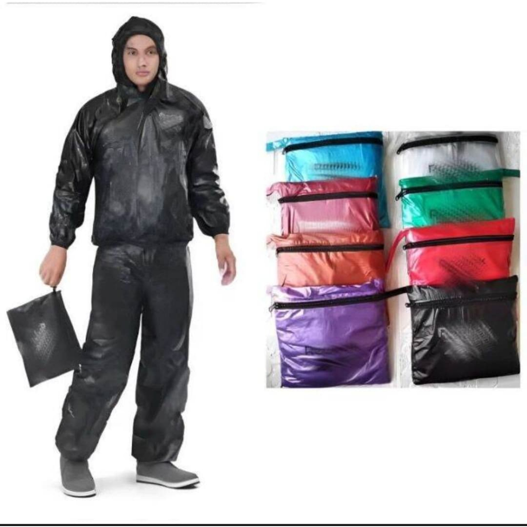 Jual Jas Hujan Logo Sport Jas Hujan Setelan Baju Dan Celana Raincoat Jas Hujan Pria Wanita Bahan ...