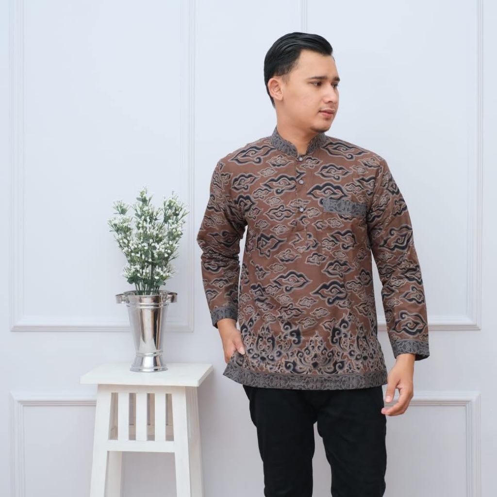 Jual Kain Batik ( Baju Batik Pria ) Cap Tulis | Shopee Indonesia