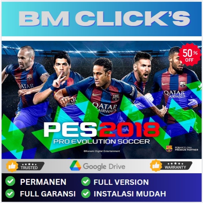 Jual PES 2018 Pro Evolution Soccer - Original - PC GAMES - WINDOWS ...