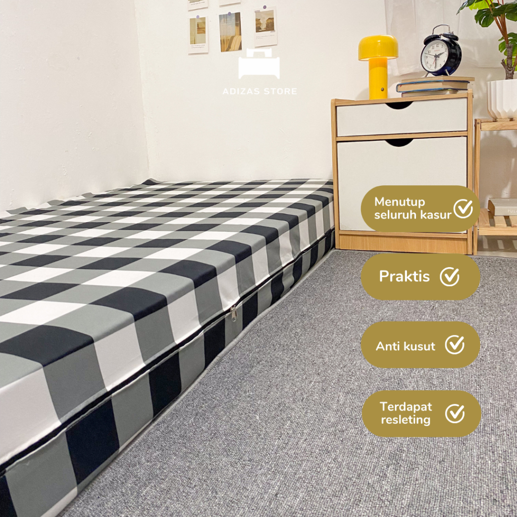 Jual Adizas Store - Sprei Resleting 90x200x20 cm | Shopee Indonesia