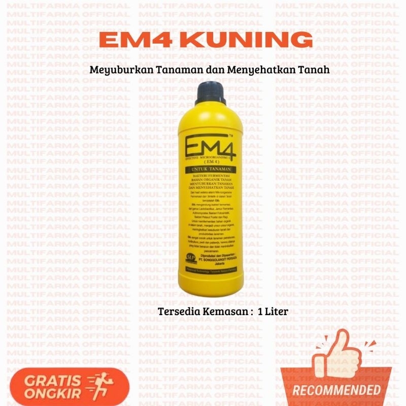 Jual EM4 Pertanian Bakteri Starter Fermentasi Pupuk Tanaman 1L EM4 ...