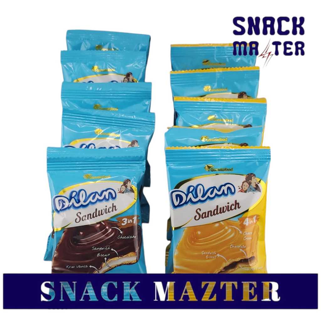 Jual Dilan Sandwich 3in Renceng - Netto 10 bks x 16gr | Shopee Indonesia