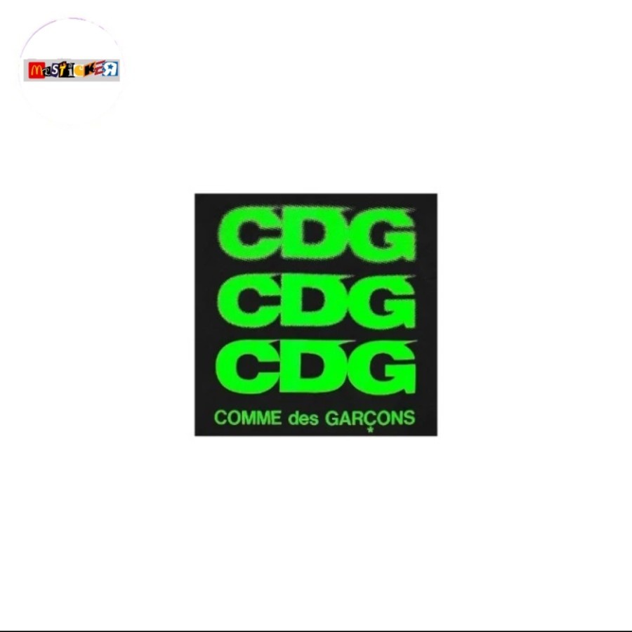 Jual sticker CDG comme des garcons logo stiker Japan | Shopee Indonesia