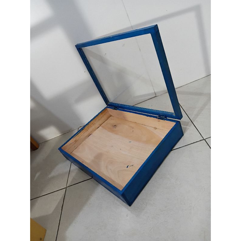 Jual box/box akrilik/custom box/ kotak akrilik WARNA BIRU | Shopee ...