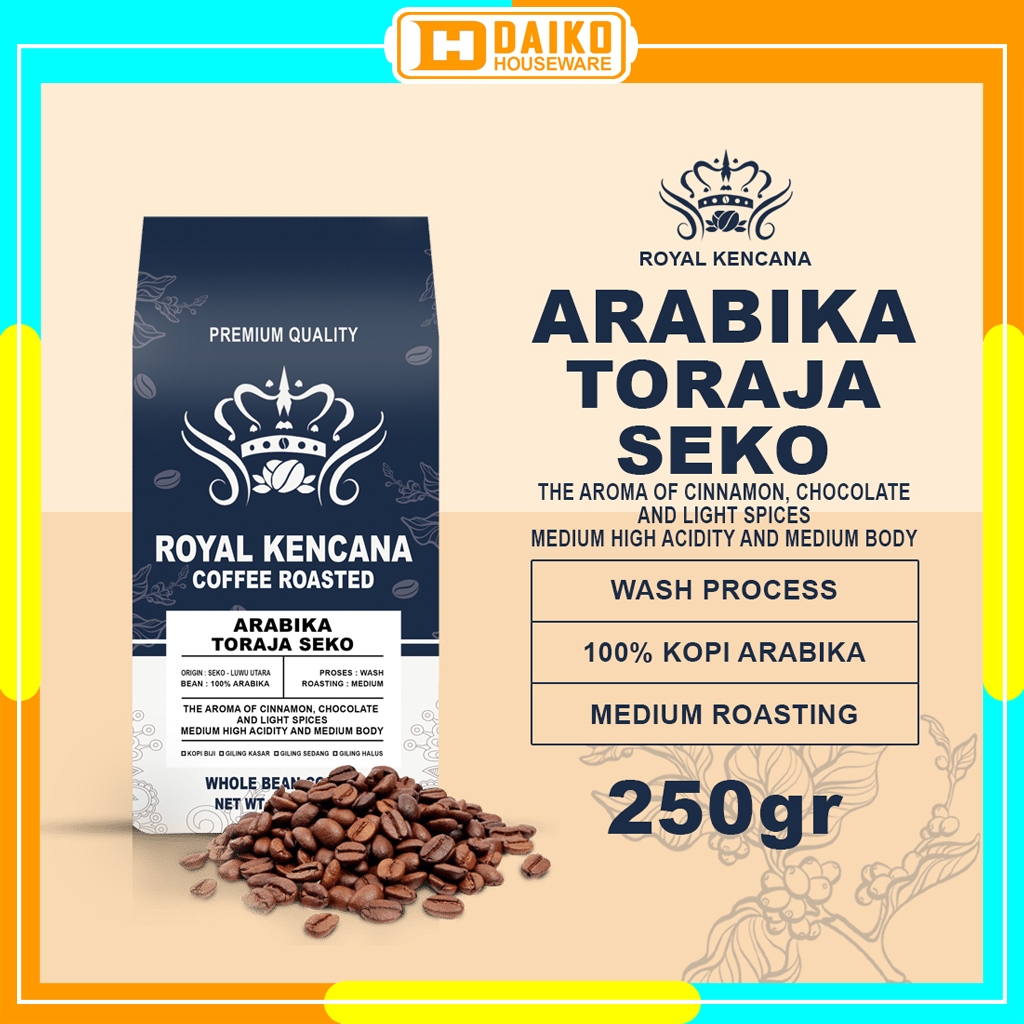 Jual Royal Kencana Arabika Toraja Seko Premium Quality Coffee Roasted ...