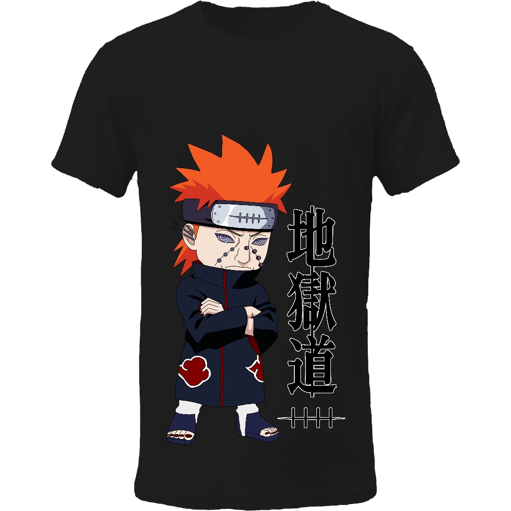 Jual ECS T-shirts Casual Naruto Chibi Karakter Pain-Jigokudo | Shopee ...