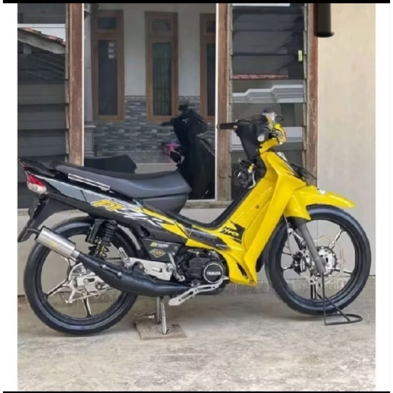 Jual STRIPING FIZR VARIASI MALAYSIA FIZ R OREN ORANYE MERAH HITAM ...