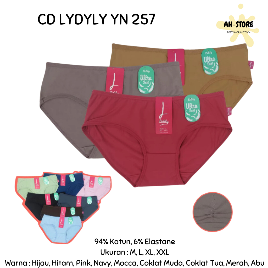 Jual Celana Dalam Wanita LYDYLY YN 257 Bahan Katun / CD Pakaian Dalam Wanita Premium - anita ...