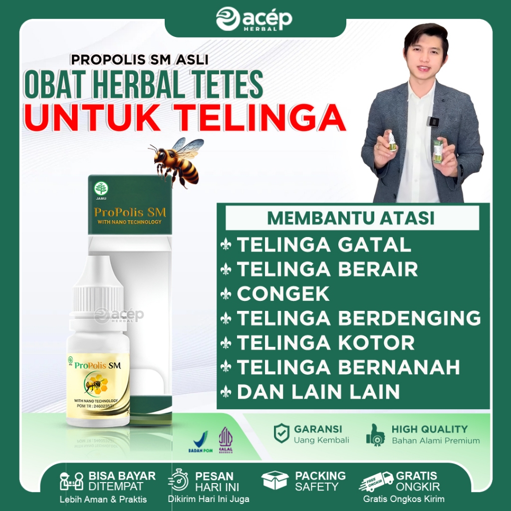 Jual Obat Telinga Gatal Berair Tersumbat Kotor Congek Infeksi Jamur ...