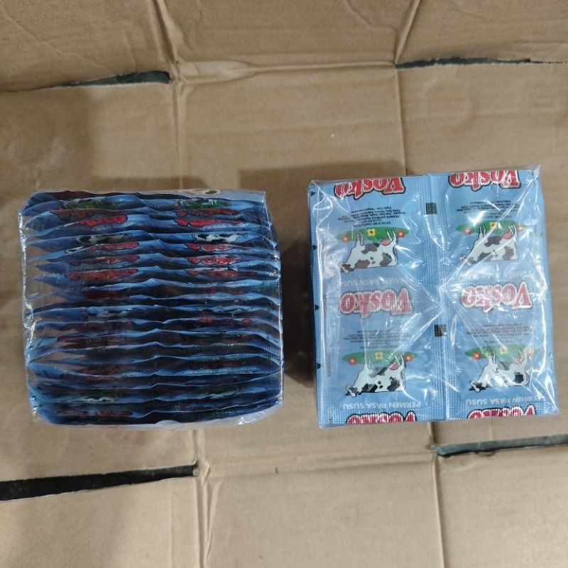 Jual Permen Susu Vosco vosko Permen Sapi Jadul Anak Isi 80pcs - Snack ...