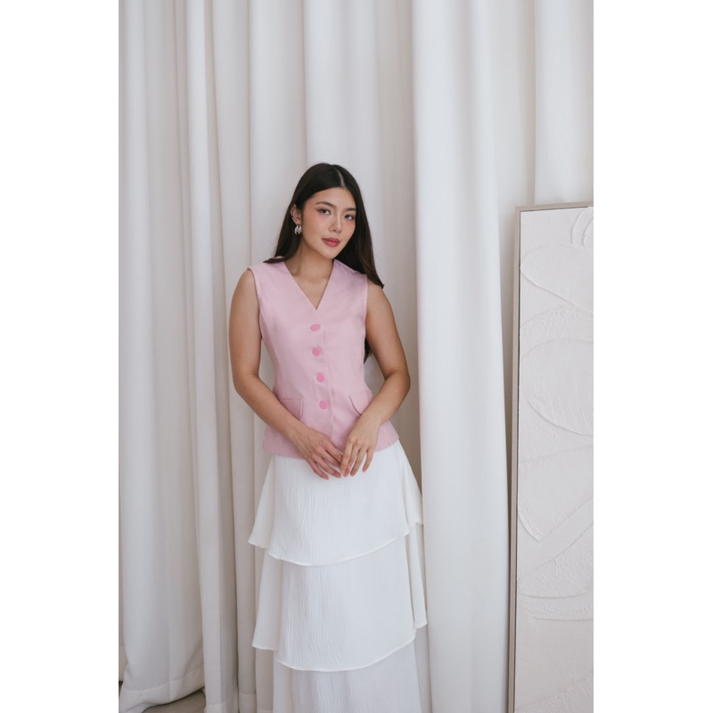 Jual [Vagenta.id] : emily vest / atasan wanita | Shopee Indonesia