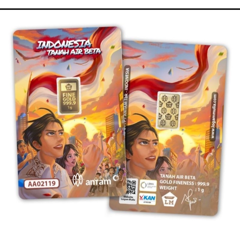 Jual Antam Gift Series Tanah Air Beta tahun 2024 | Shopee Indonesia