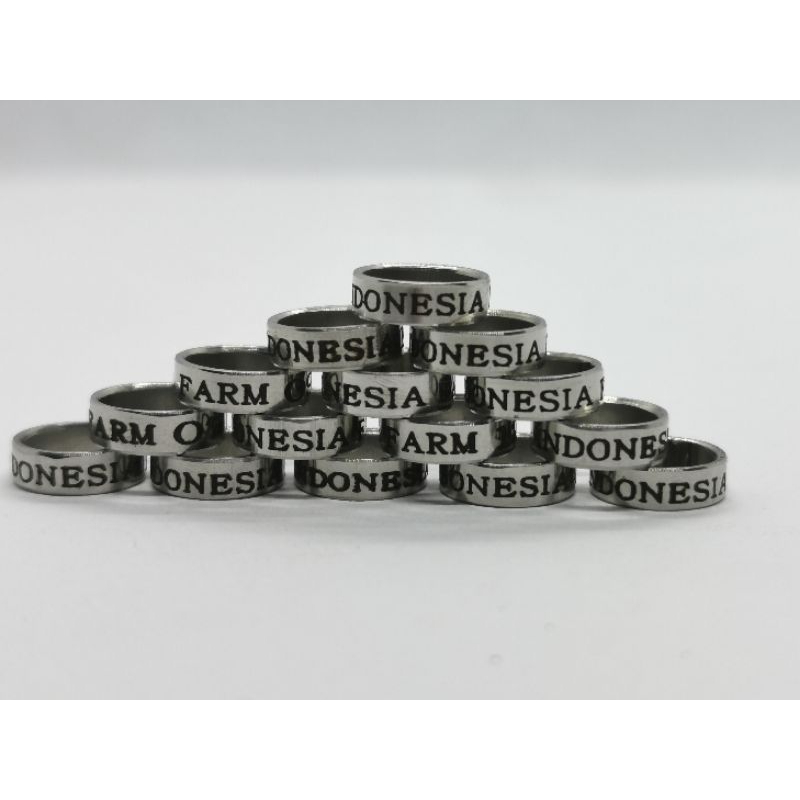 Jual RING BURUNG | 18 BAJA LASER 1CM | CUSTOM CETAK NAMA | MERPATI ...