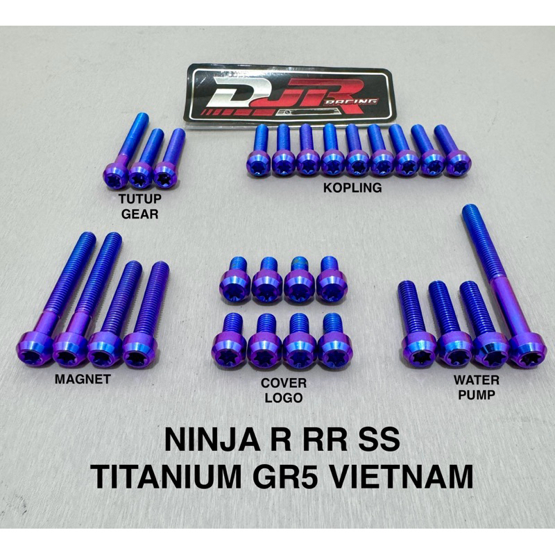 Jual BAUT SET BAK MESIN CALTER KOPLING MAGNET NINJA R RR SS KIS TITANIUM GR5 ORIGINAL VIETNAM ...