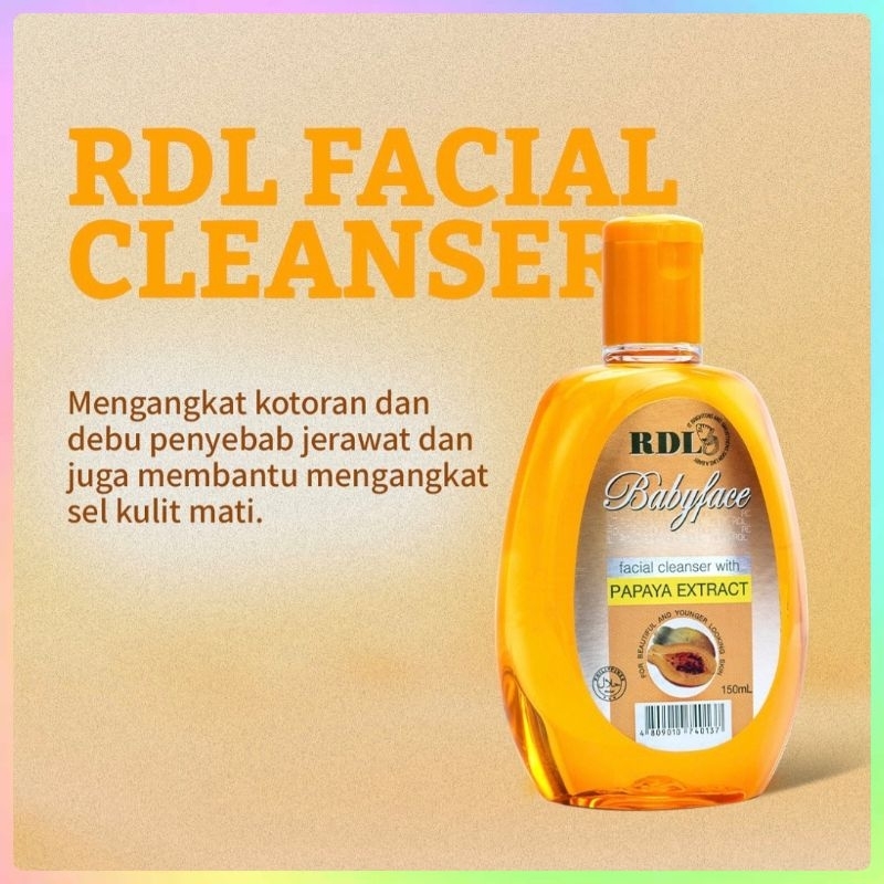 Jual Facial Cleanser with Papaya Extract RDL Babyface | Shopee Indonesia