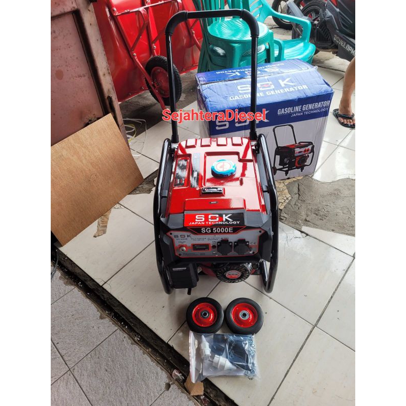 Jual S.0.K Genset 3000watt SG5000 Generator Listrik | Shopee Indonesia