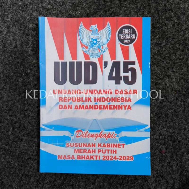 Jual Buku UUD 45 Terbaru / Undang Undang Dasar Republik Indonesia 1945 ...