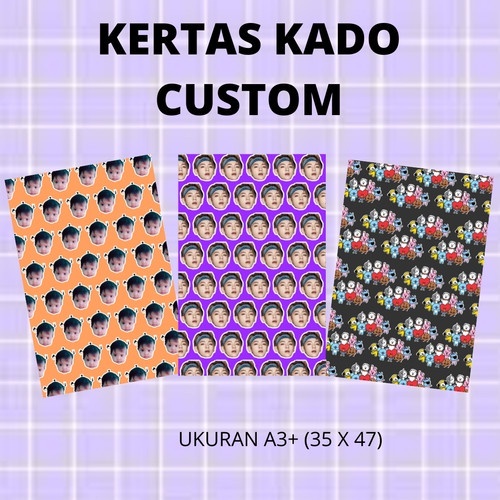 Jual Kertas Kado aesthetic / KERTAS KADO CUSTOM / KERTAS KADO POLOS ...