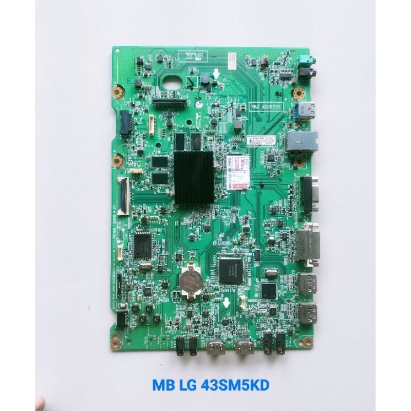 Jual MOBO PSU MONITOR KOMPUTER LG 43SM5KD-B MAINBOARD MB MOTHERBOARD ...