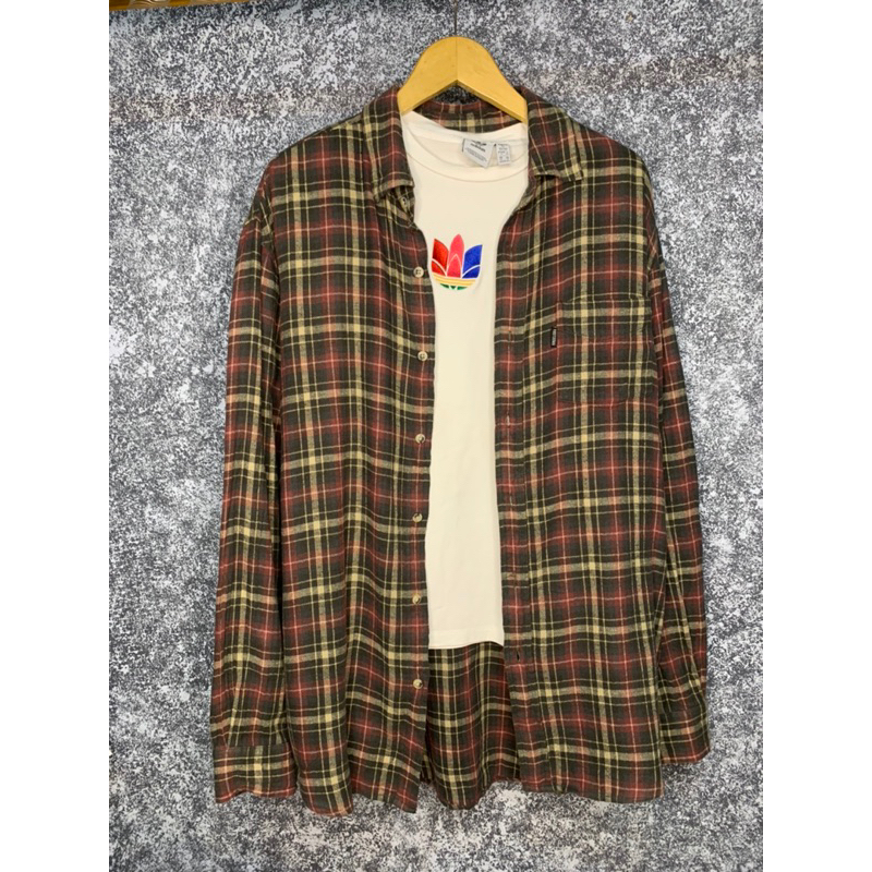 Jual Flannel Firstdown Second Original | Shopee Indonesia