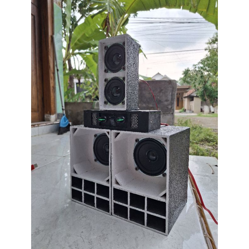 Jual paket sound miniatur 3 inch box boster | Shopee Indonesia
