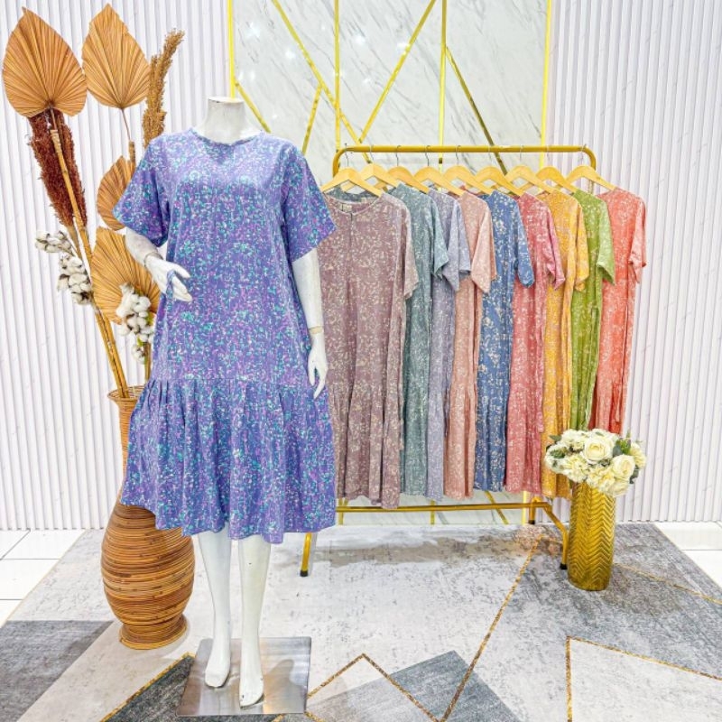 Jual Alizta Daster Batik Pekalongan Rayon Super Grade A Resleting Depan ...