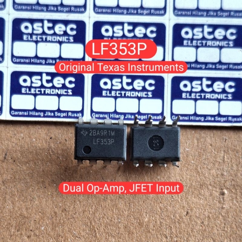 Jual IC LF353 LF353P Dual Op-Amp Original Texas Instruments | Shopee ...