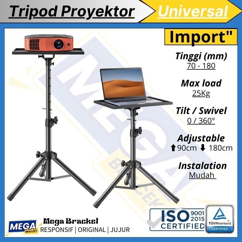 Jual Stand Tripod Proyektor Meja Projector Standing Tripot Proyektor ...