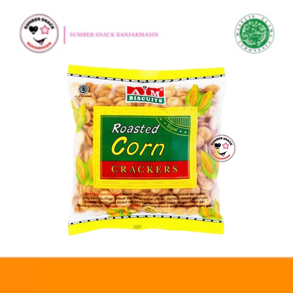 Jual Aim Biscuits Roasted Corn Crackers (2 Ukuran) | Shopee Indonesia
