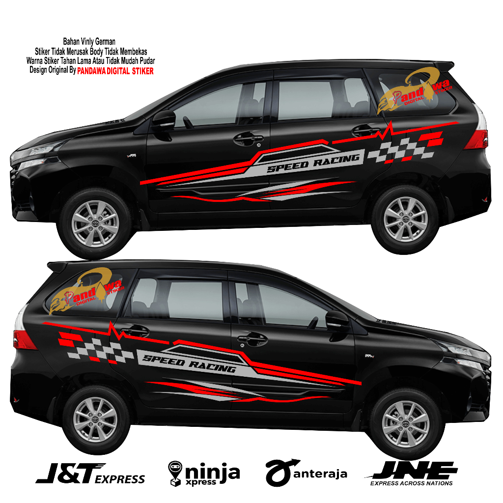 Jual Sticker Mobil Avanza List Cutting Sticker Mobil Custom Terbaru ...