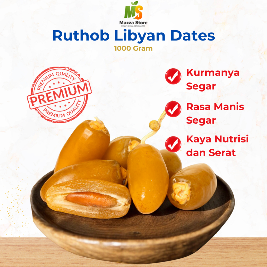 Jual Kurma RUTHOB LIBYAN DATES Premium | Shopee Indonesia