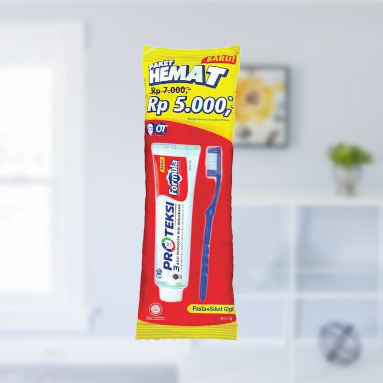 Jual PAKET HEMAT FORMULA SIKAT GIGI PLUS PASTA GIGI 75GR FORMULA ...