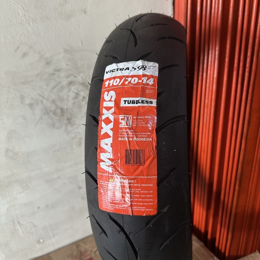 Jual 50P 110/70 RING 14 MAXXIS VICTRA S98ST BAN TUBELESS LUAR TL FOTO RODA VELG MOTORCYCLE MOTOR ...