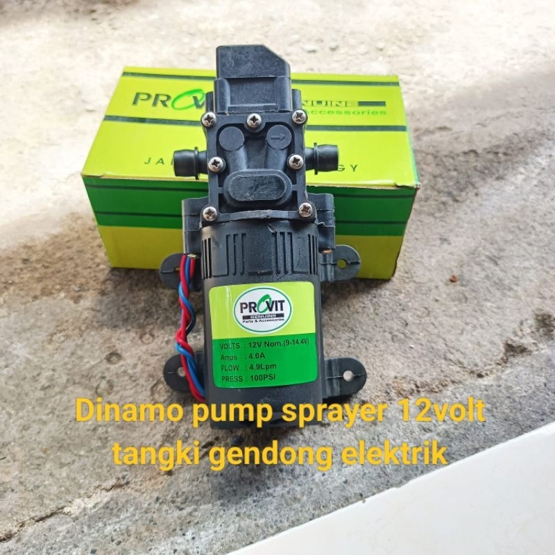 Jual Dinamo pump sprayer 12volt tangki gendong elektrik - motor pompa ...