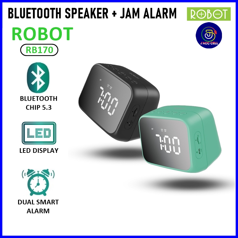 Jual Speaker + Jam Alarm ROBOT RB170 / ROBOT RB560 Bluetooth 5.3/5.0 ...