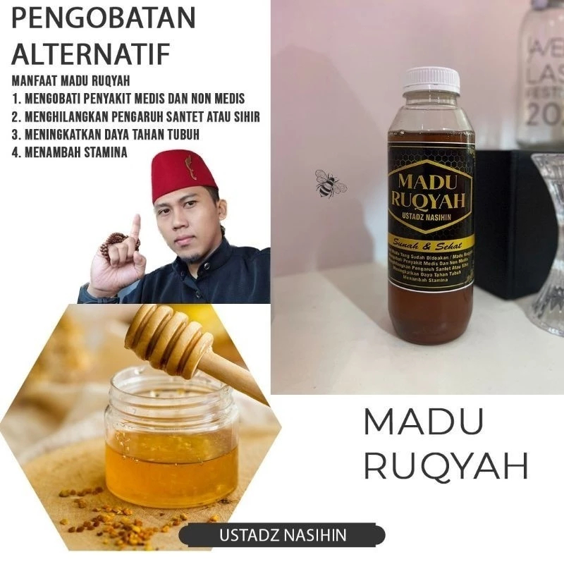 Jual MADU KUNING RUQYAH Ustadz Nasihin 300gr {Herbal berwibawa ...