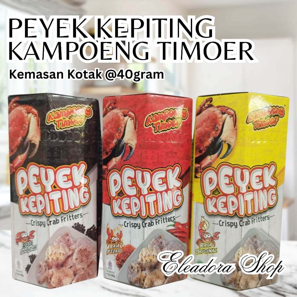 Jual Peyek Kepiting Merk Kampoeng Timoer Khas Kalimantan | Shopee Indonesia