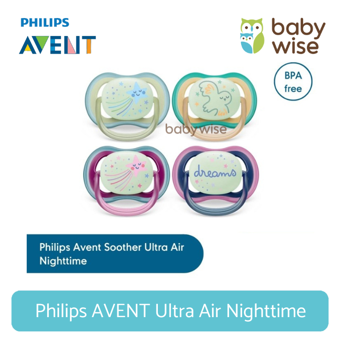 Jual Philips AVENT Ultra Air Nighttime 2pk - Empeng Bayi | Shopee Indonesia