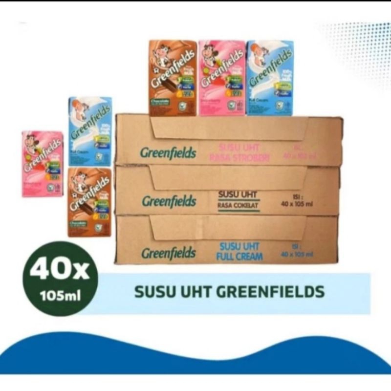 Jual Susu Greenfields UHT 105ml. | Shopee Indonesia