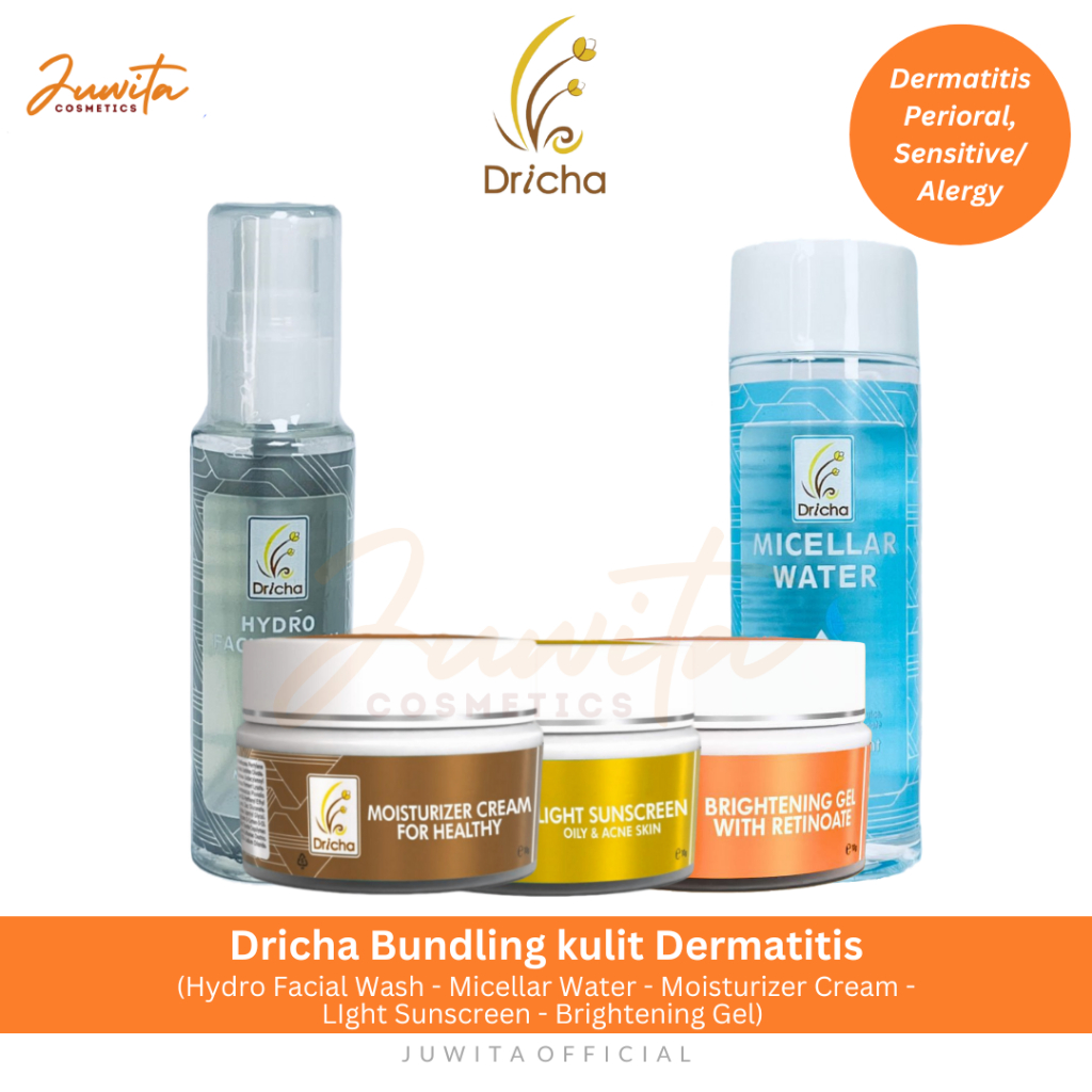 Jual Dricha bundling untuk dermatitis perioral(miclear water+facial ...