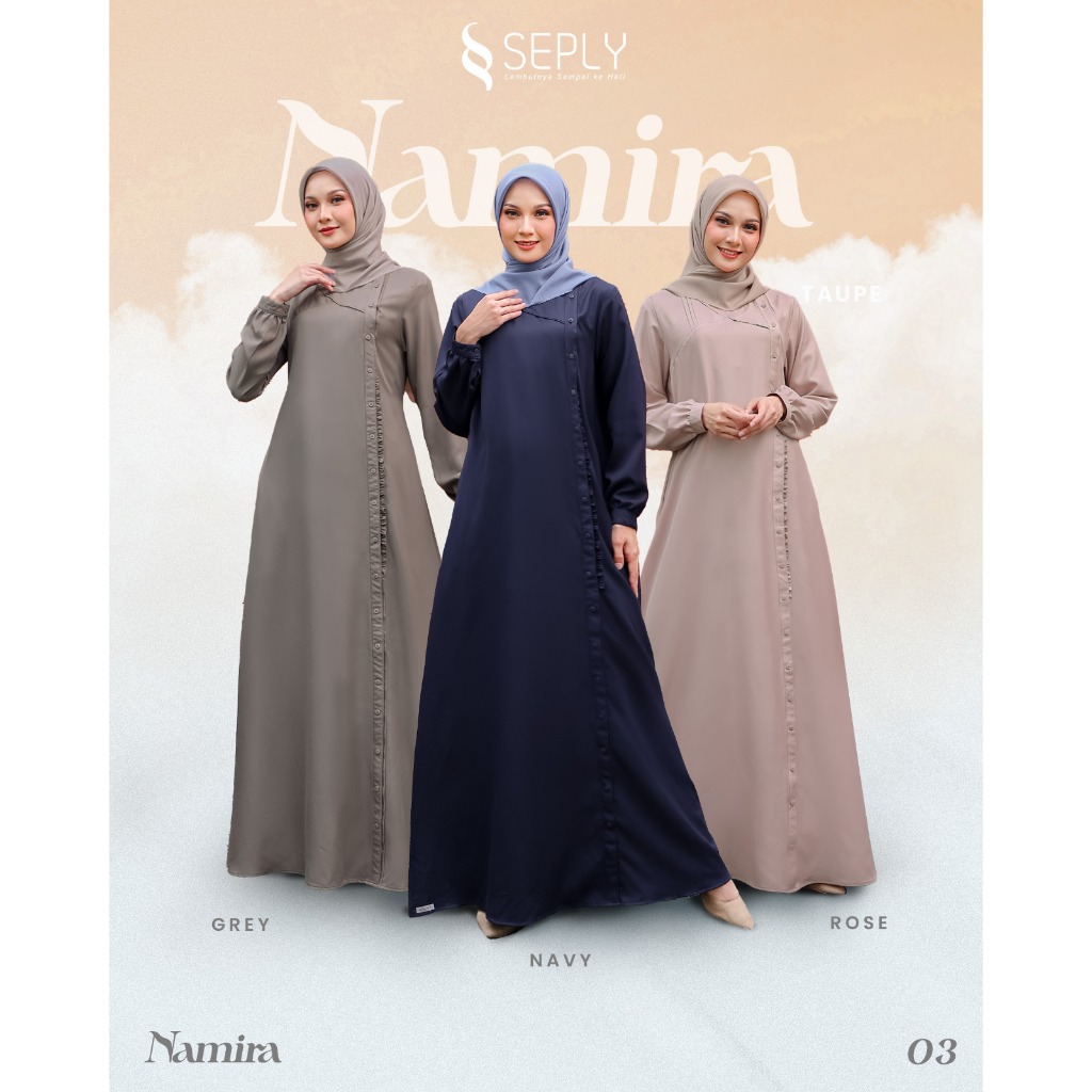 Jual Seply Gamis Daily Namira 03 Dress Wanita | Shopee Indonesia